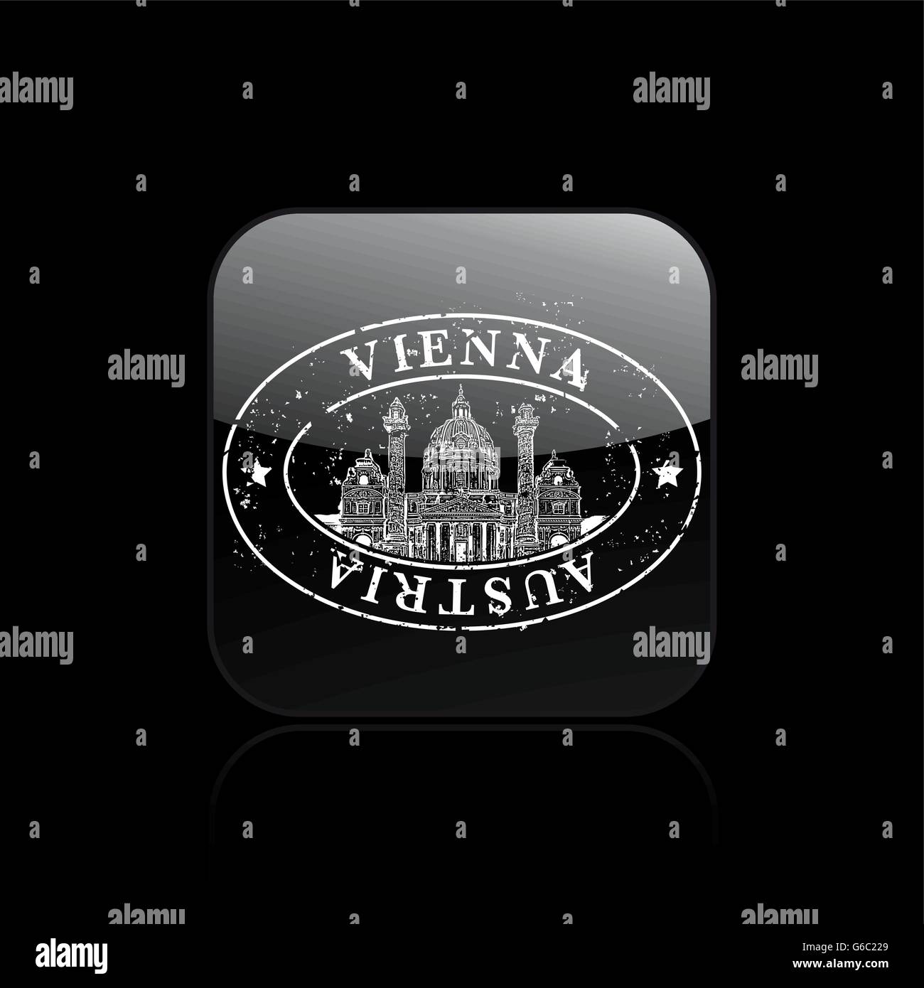 Old vienna postcard Stock Vector Images - Alamy