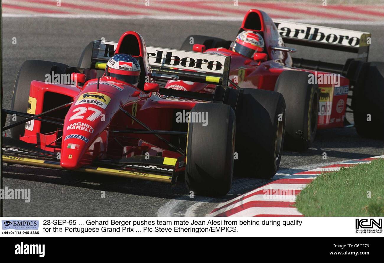 Gerhard berger and jean alesi hi-res stock photography and images - Alamy