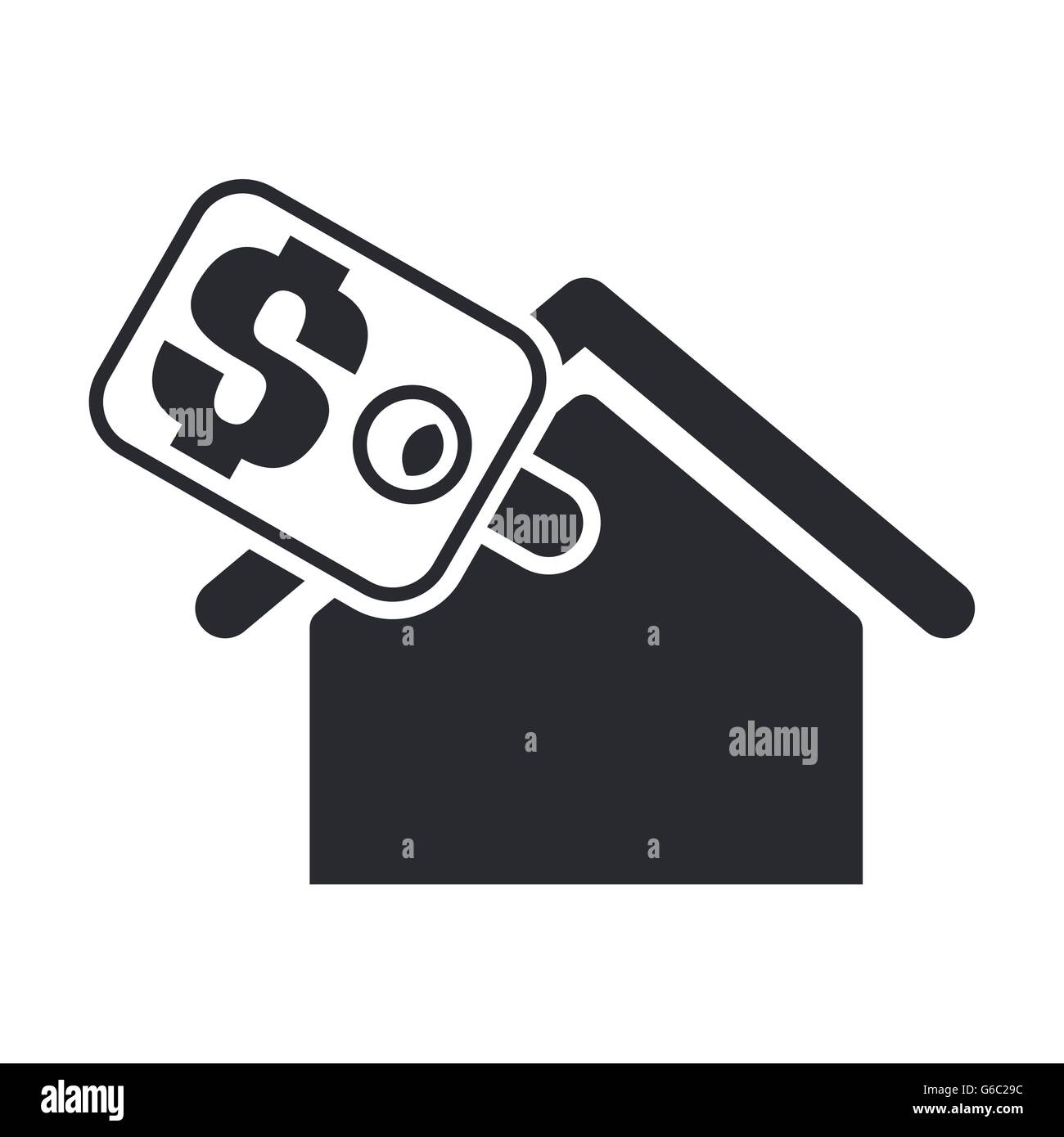 Vector illustration of single isolated real estate icon Stock Vector ...
