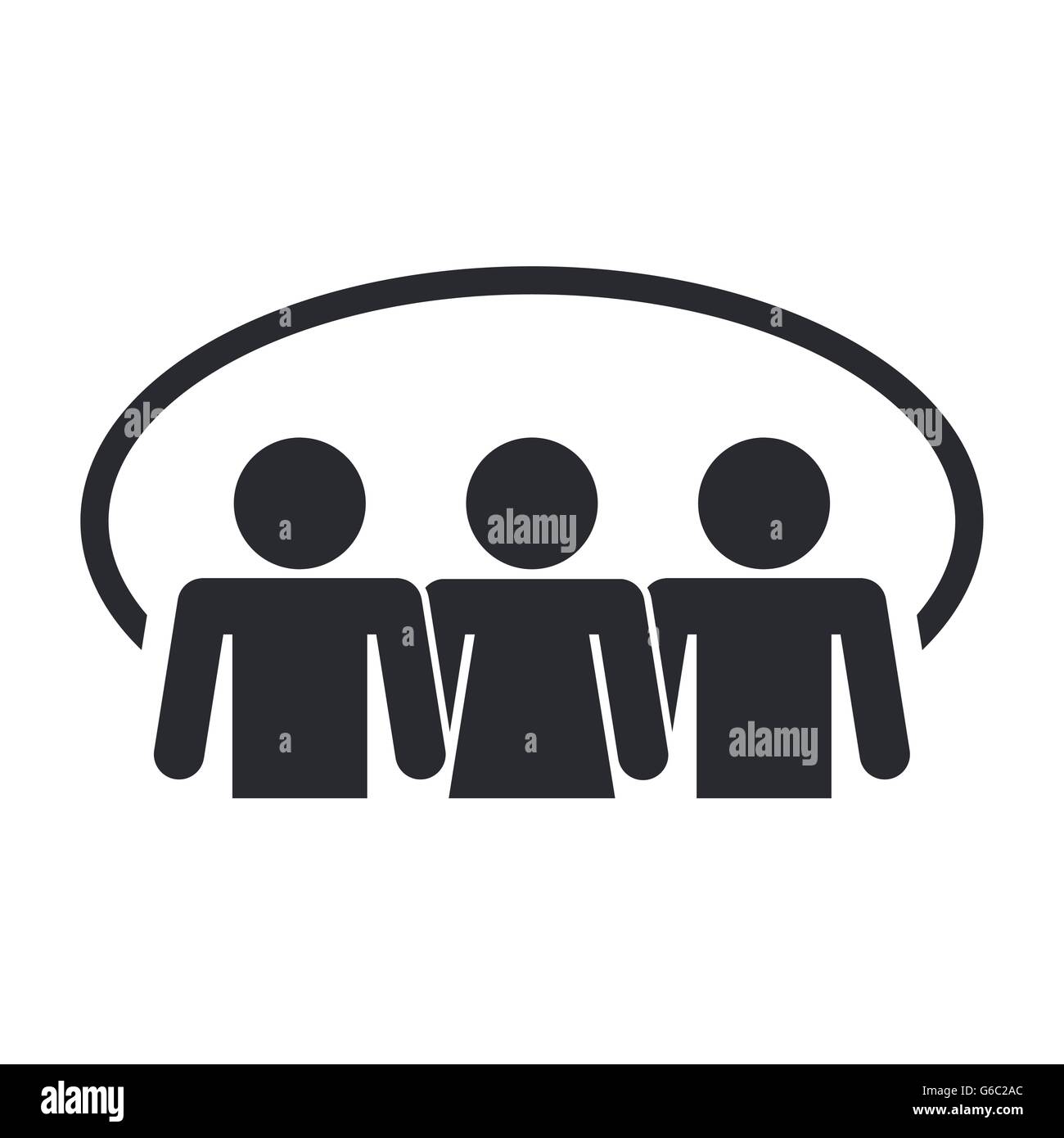 Vector illustration of single isolated social icon Stock Vector Image ...