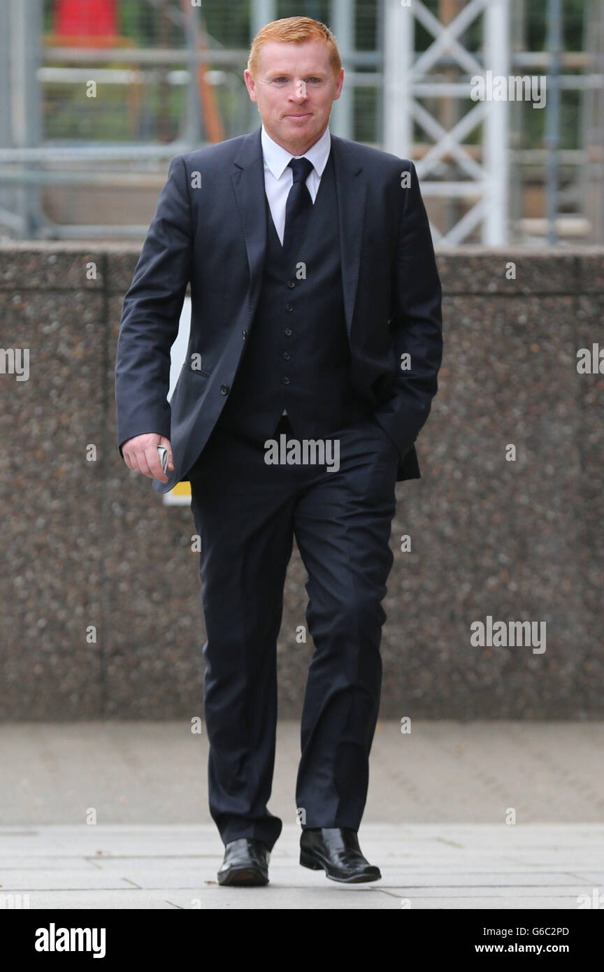 Neil Lennon court case Stock Photo - Alamy