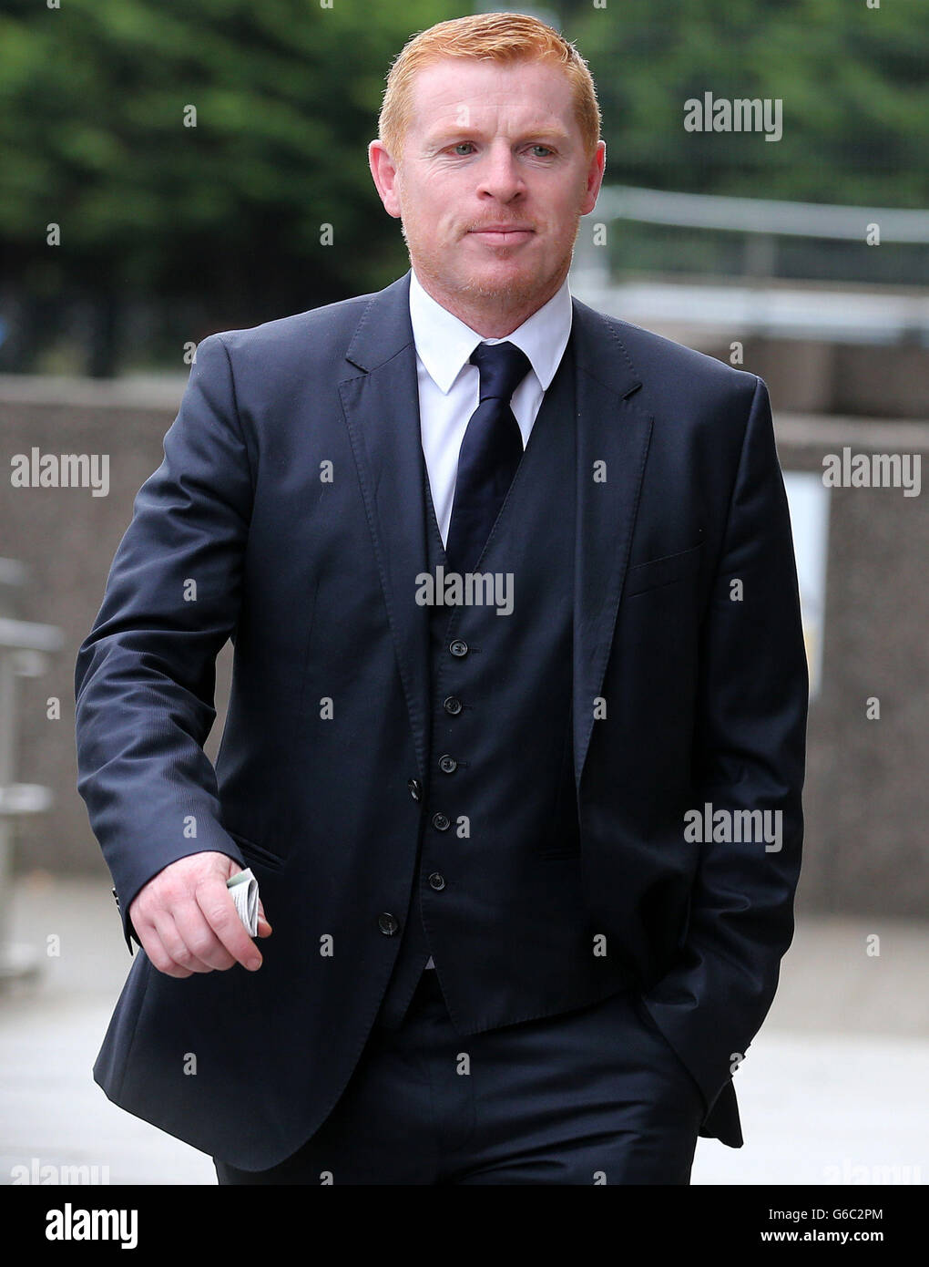 Neil Lennon court case Stock Photo - Alamy