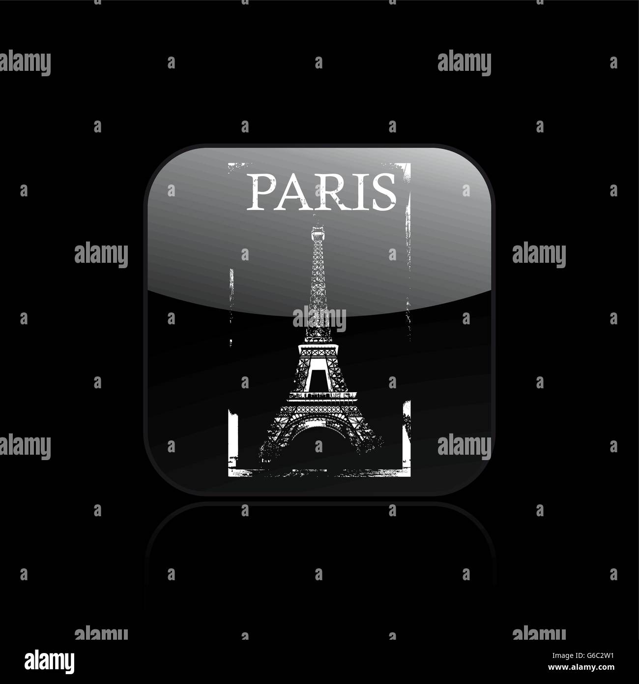 Vector illustration of single isolated Paris icon Stock Vector Image ...