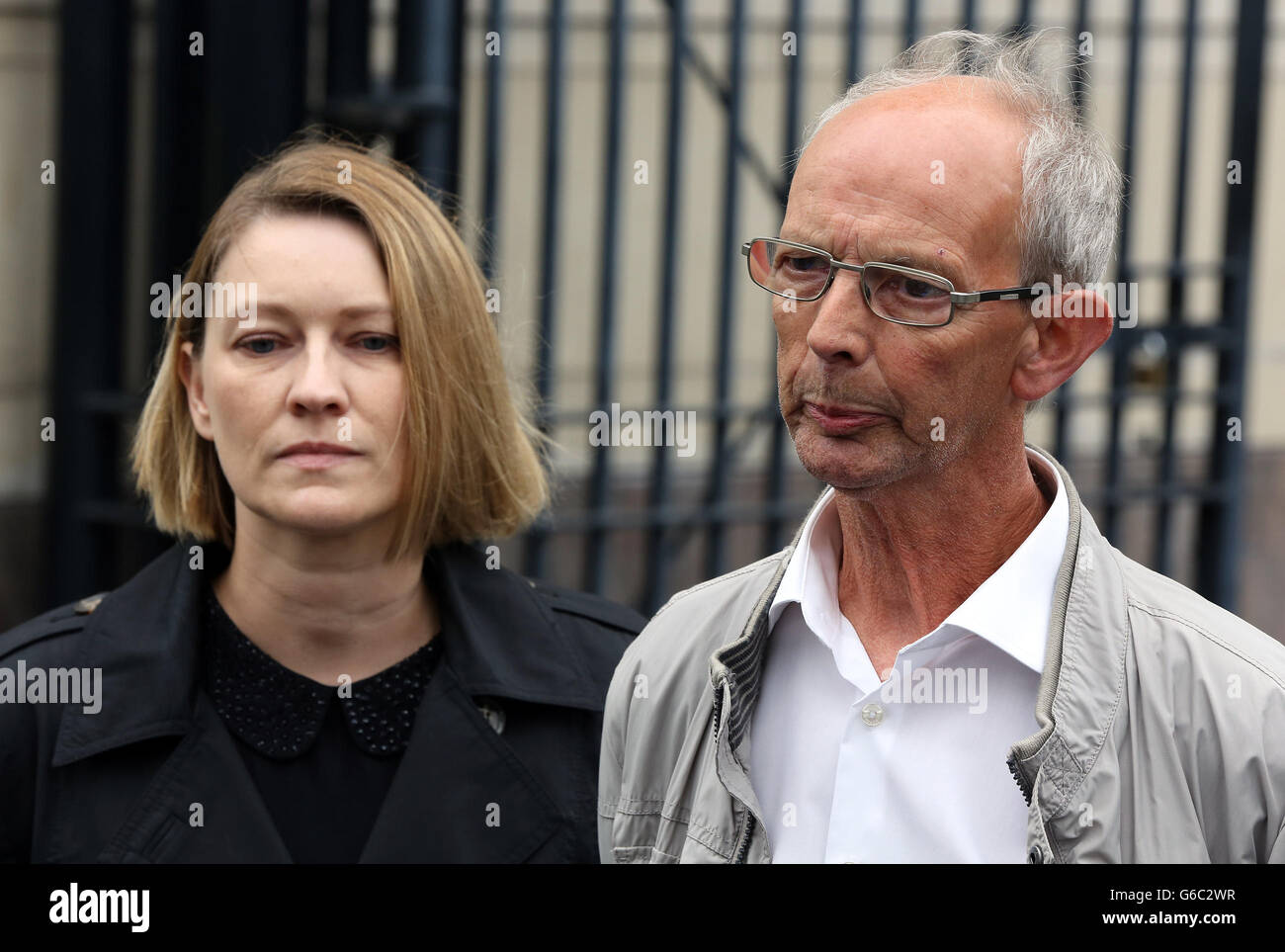 The son and grandaughter of murder victim Margaret Telford, Peter ...
