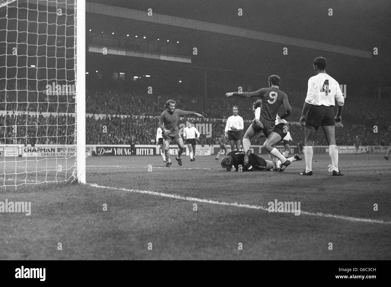 Chelsea european cup winners Black and White Stock Photos & Images - Alamy