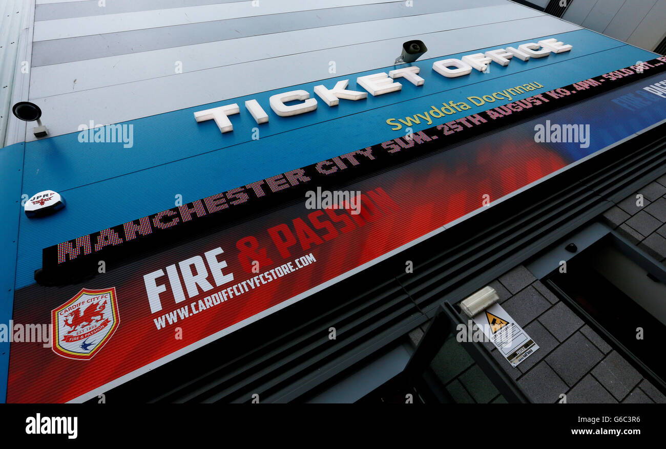 Cardiff city ticket office hi-res stock photography and images - Alamy