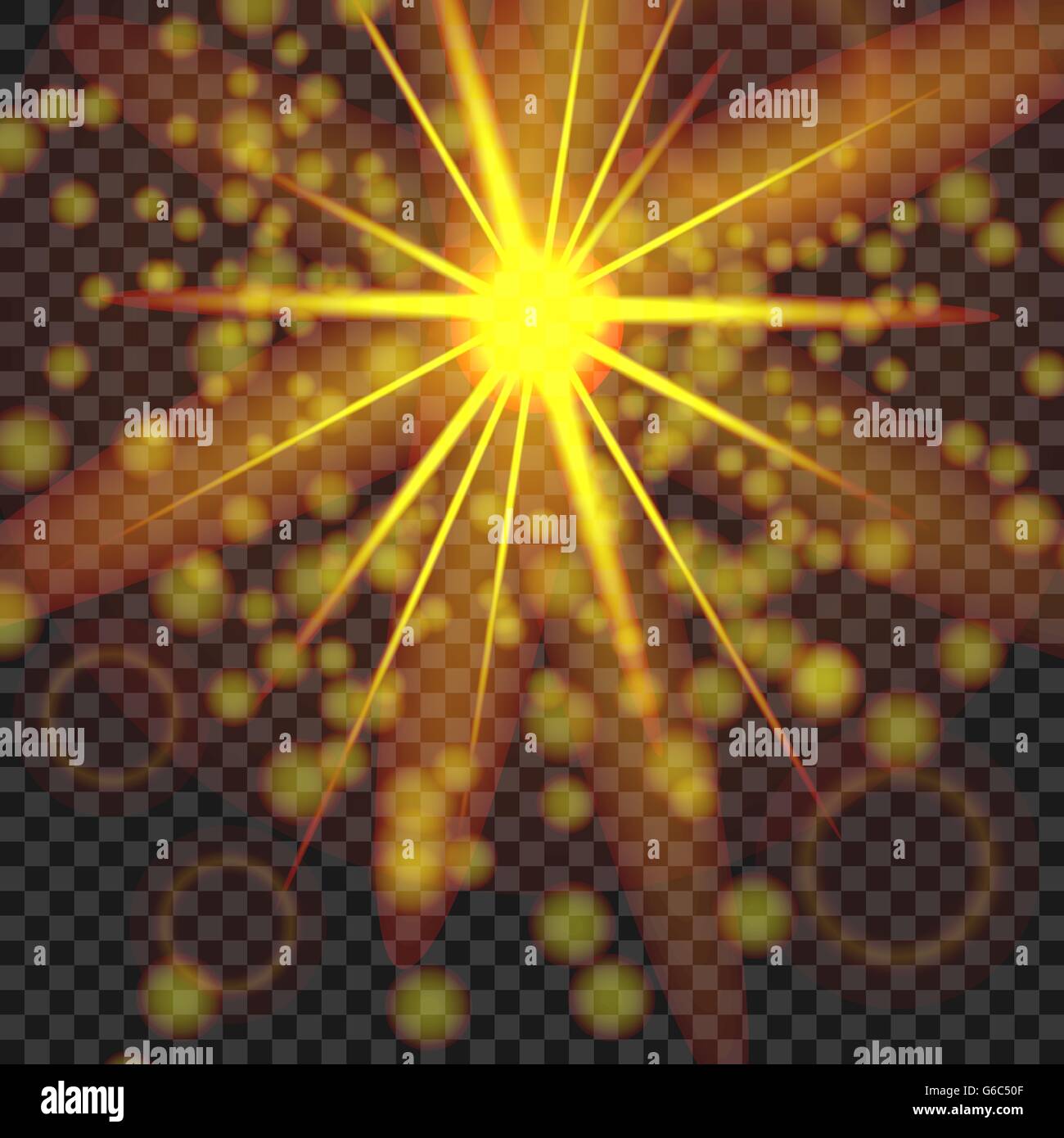 Summer Sun Flare Stock Vector Image & Art - Alamy