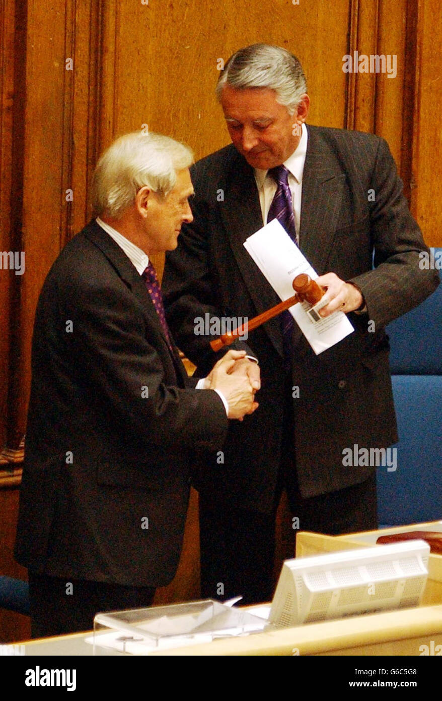 Scottish Parliament - George Reid Stock Photo - Alamy