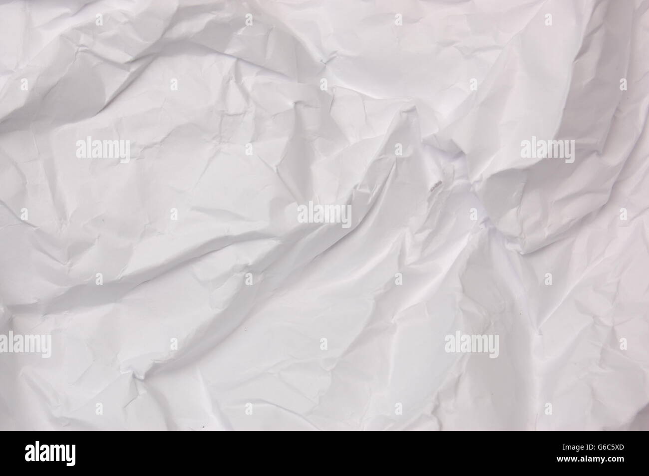Wrinkled sheet white paper hi-res stock photography and images - Alamy