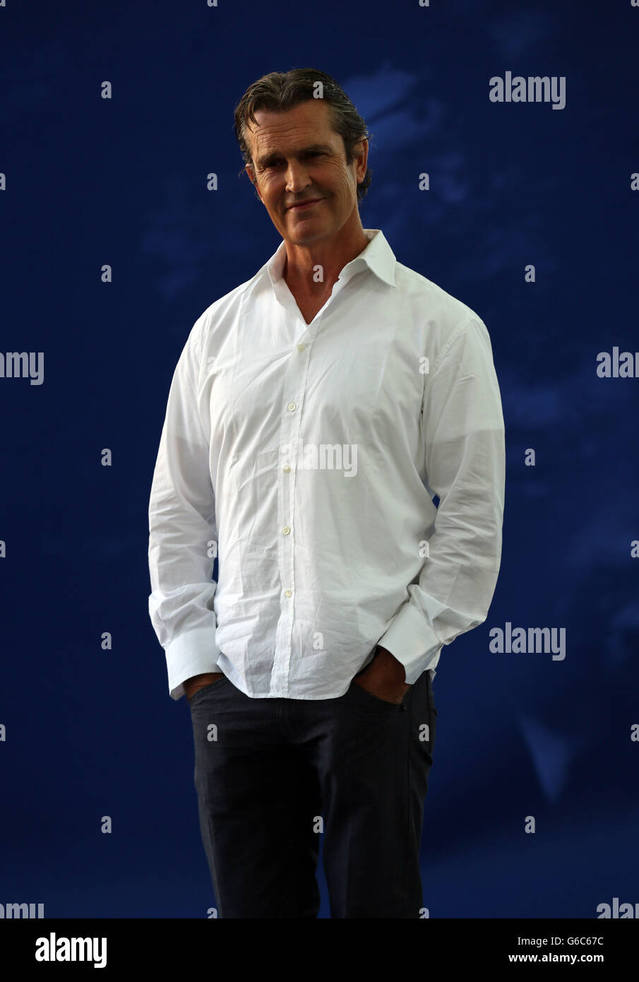 Rupert Everett arrives at the Edinburgh International Book Festival at ...