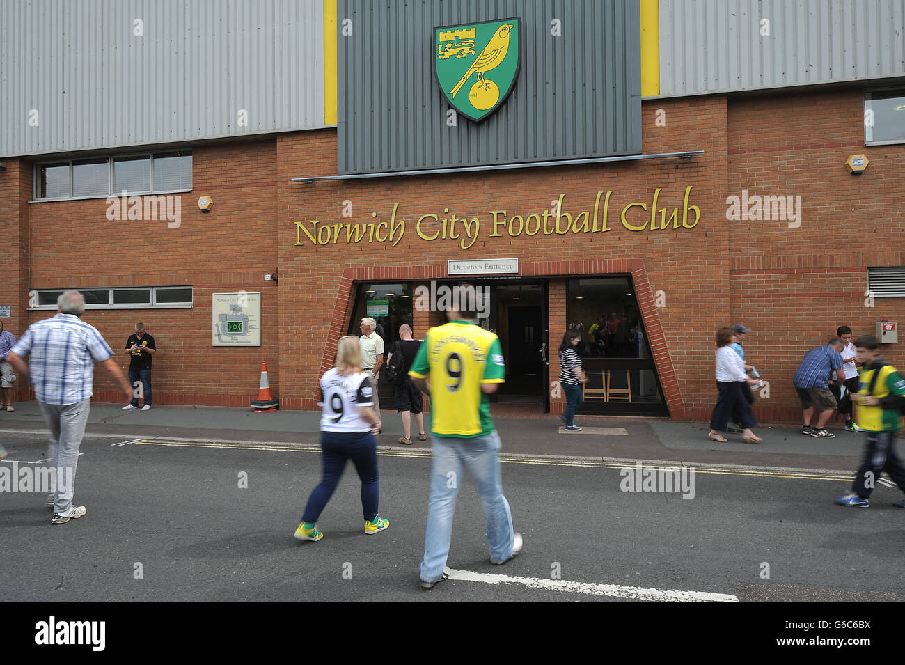 A general view outside carrow road hi-res stock photography and images ...