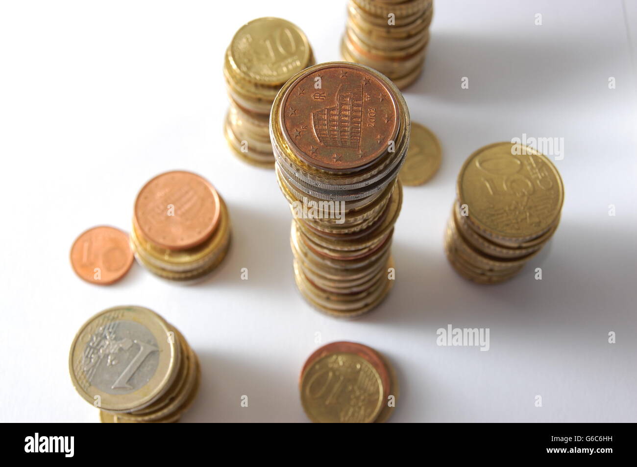 pile of euro coins Stock Photo - Alamy