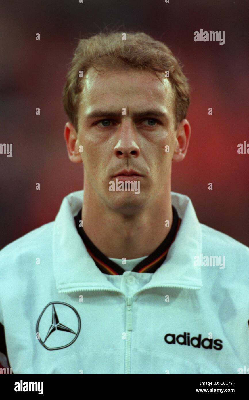 rEuro Soccer - Netherlands (Holland) v Germany. Mario Basler, Germany ...