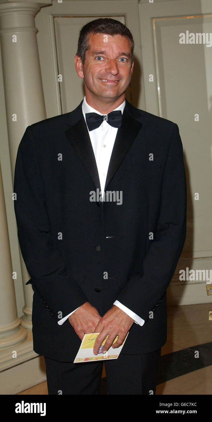 Comedian and writer Tony Hawks arrives for the Sony Radio Awards 2003 ...