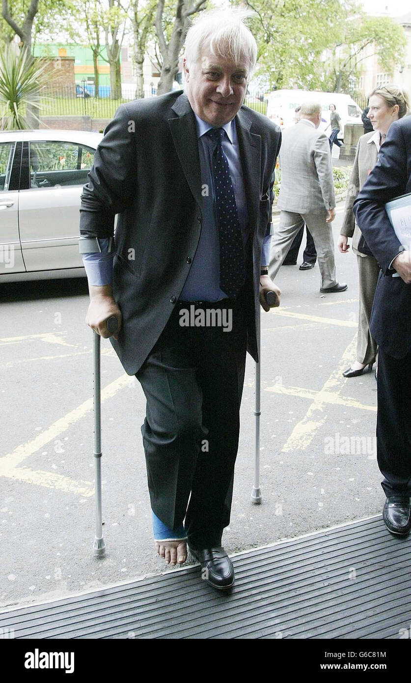 Chris Patten at Newcastle University Stock Photo - Alamy