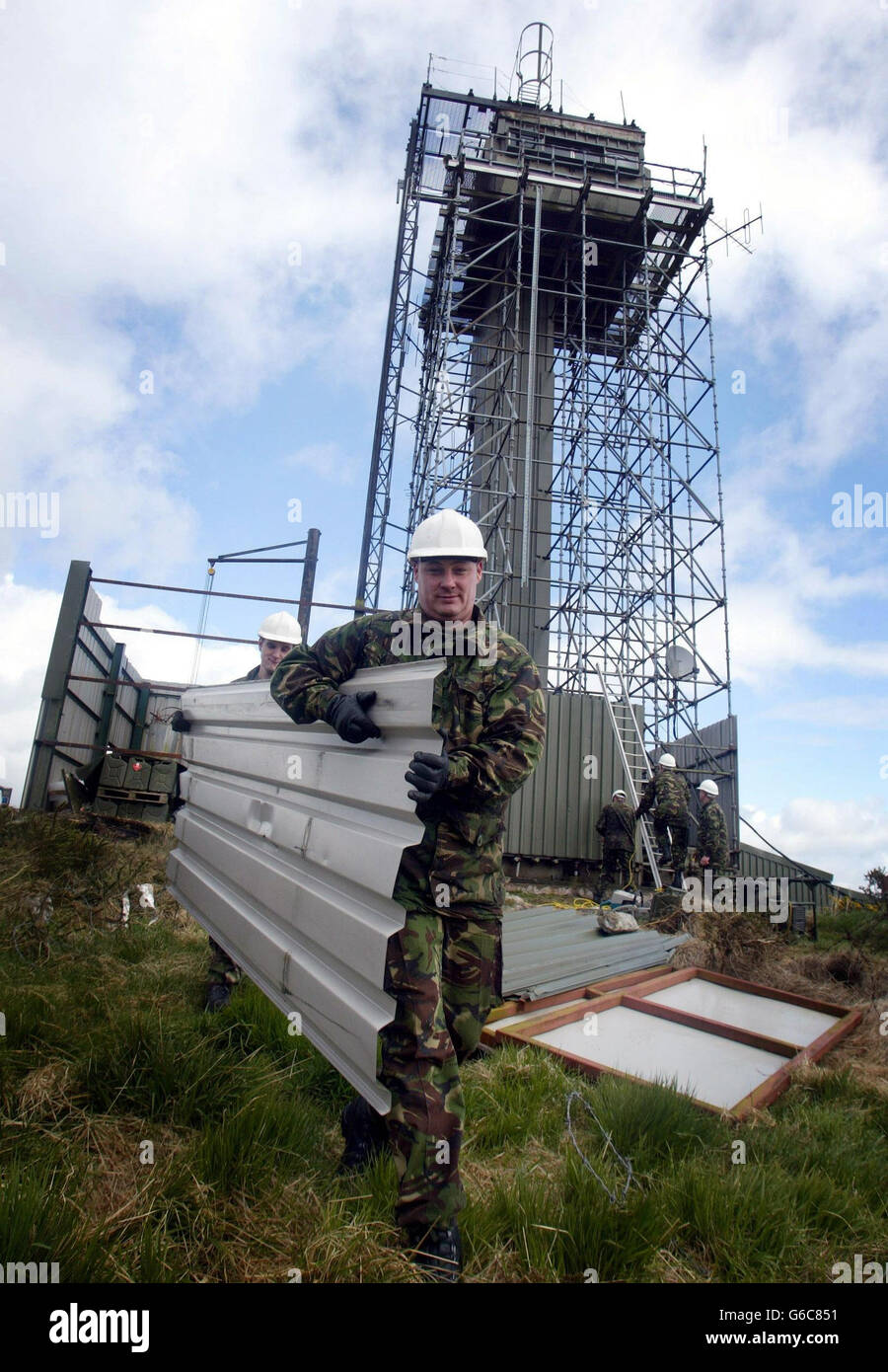 Two part military tower hi-res stock photography and images - Alamy