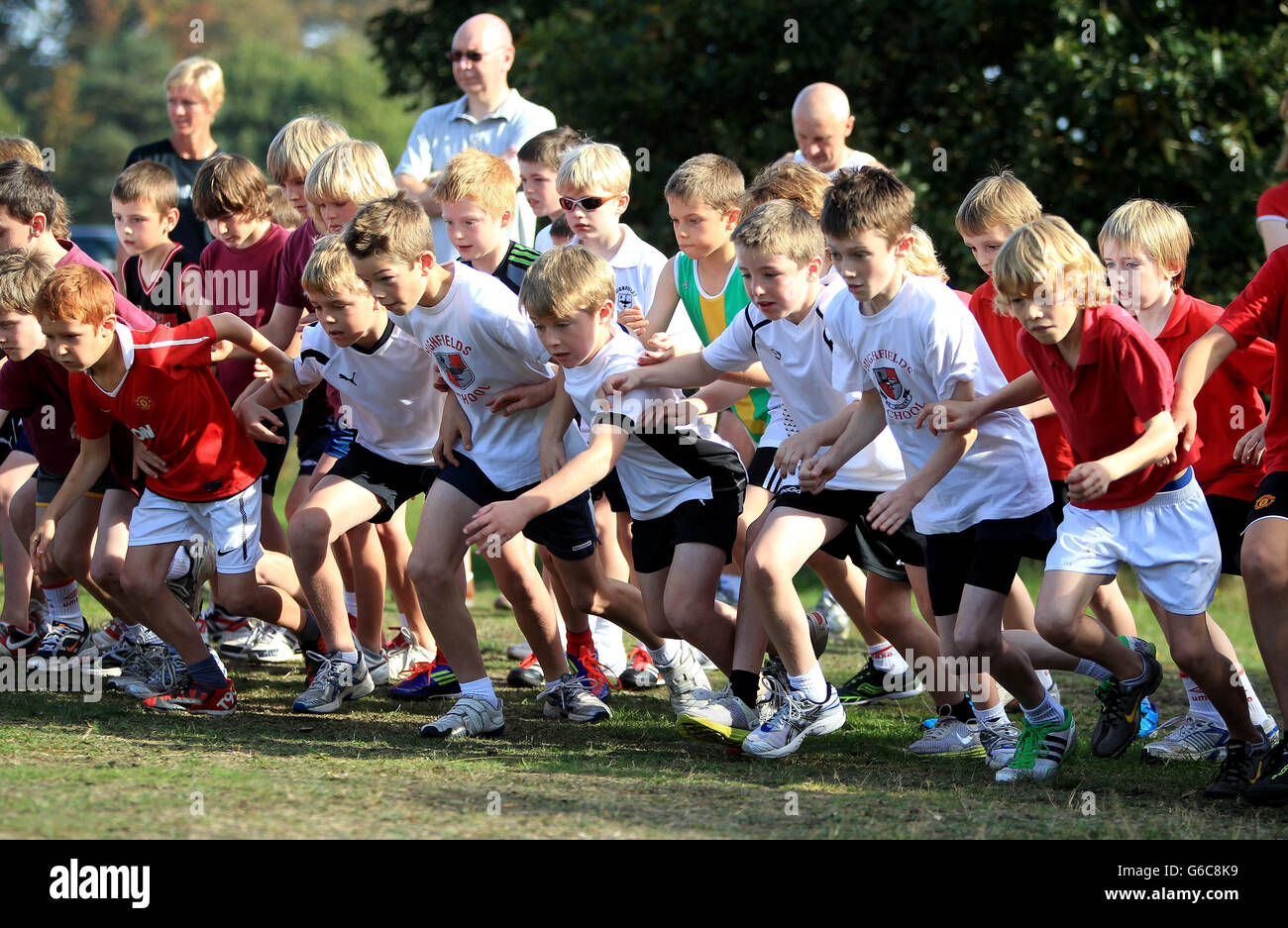 Lack of child exercise highlighted Stock Photo - Alamy