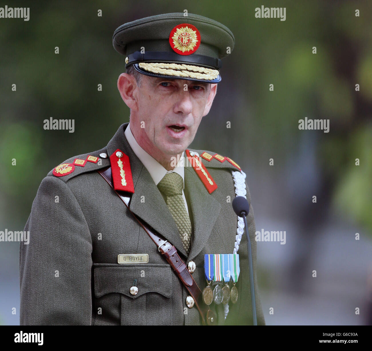 General Michael Collins monument Stock Photo - Alamy