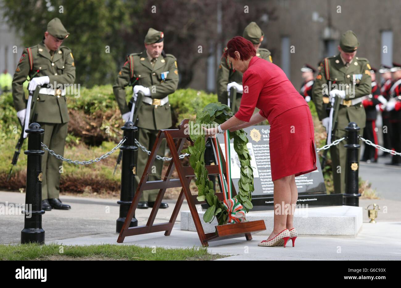 General Michael Collins monument Stock Photo - Alamy