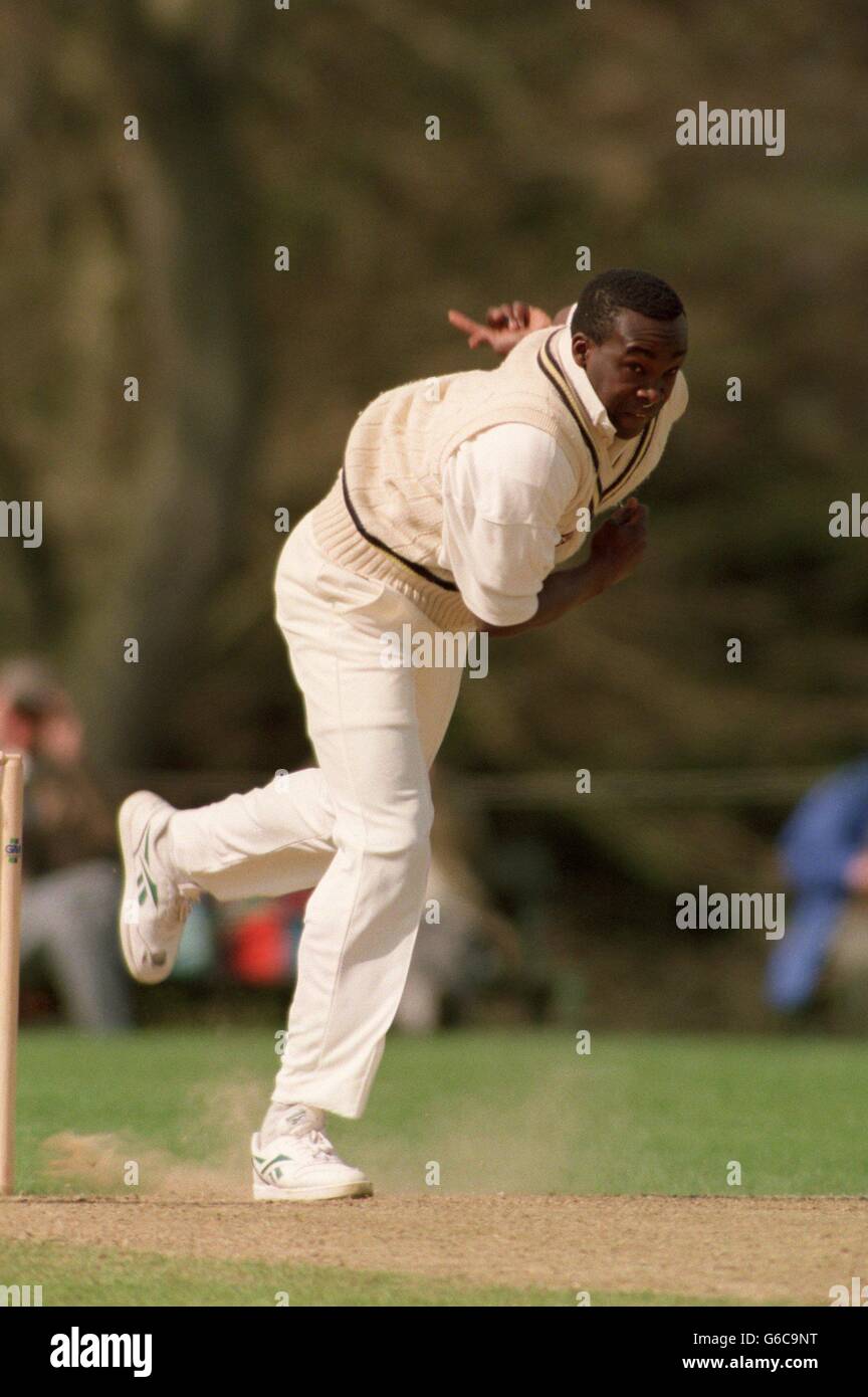Cricket, British Universities v Warwickshire. Gladstone Small ...