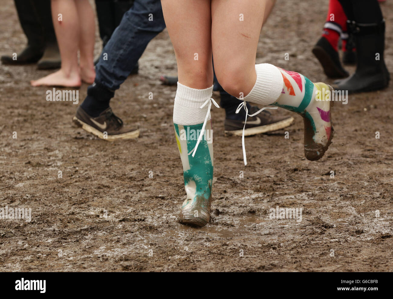 Reading Festival Mud High Resolution Stock Photography and Images - Alamy
