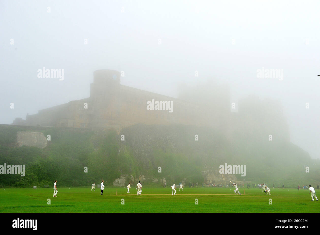 A game of cricket in thick fog between Bamburgh vs Manderston at ...