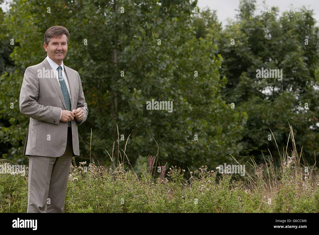 Irish singer Daniel O'Donnell attending a photocall for the 2013 ...