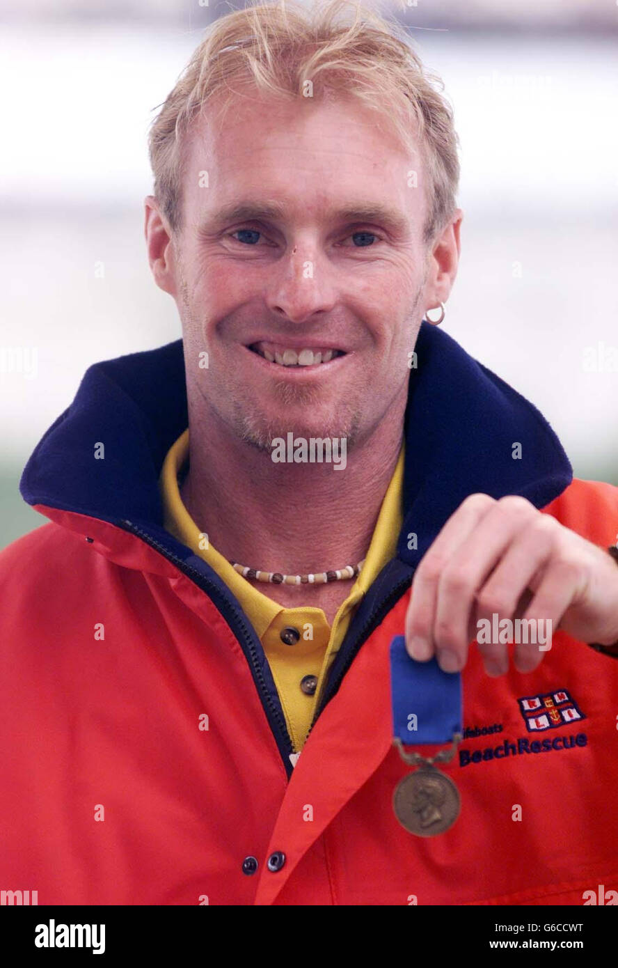 Newquay RNLI Lifeguard, Rod Macdonald, 37, at Tower Pier Lifeboat ...