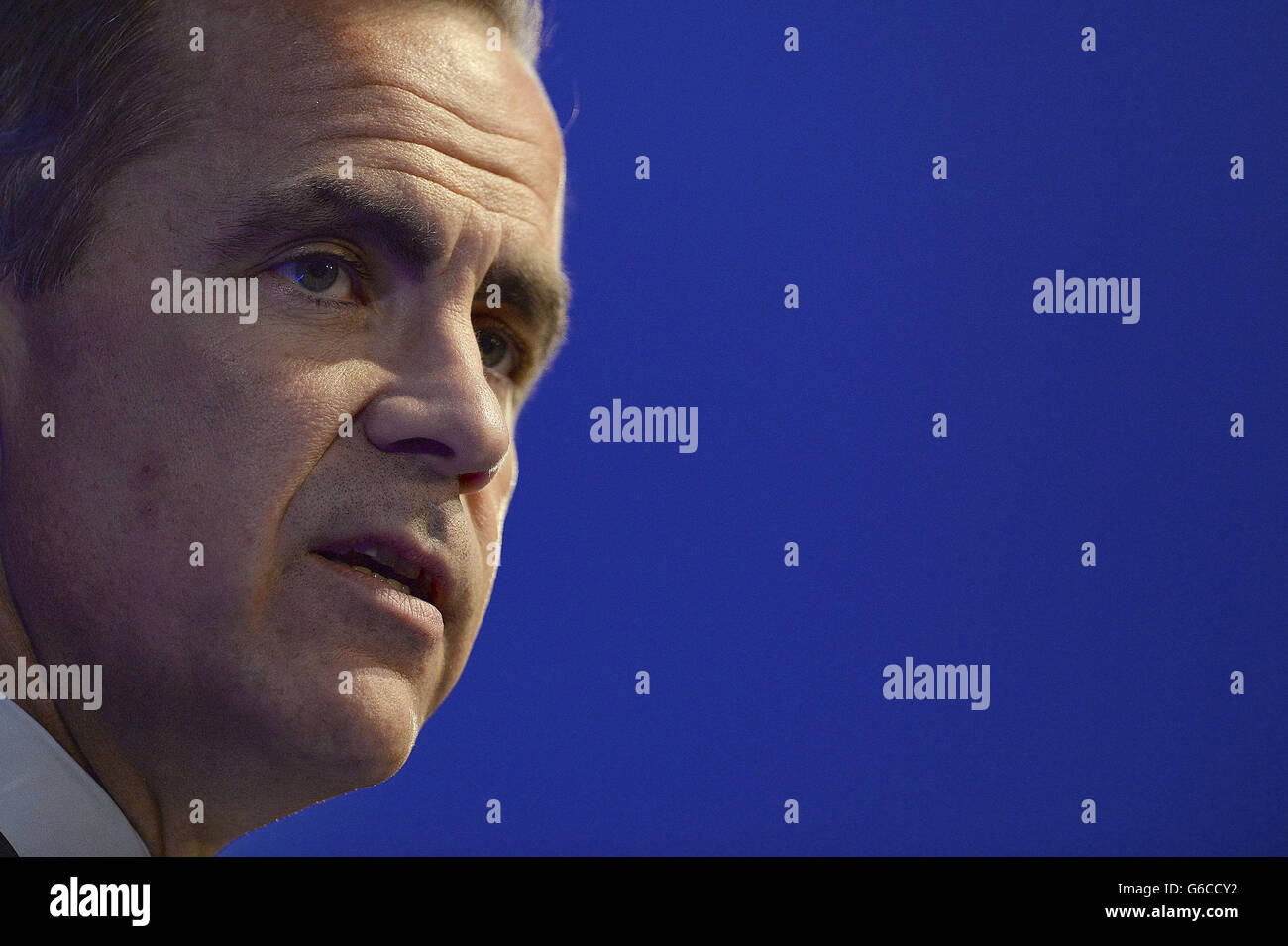 Mark Carney speech Stock Photo - Alamy