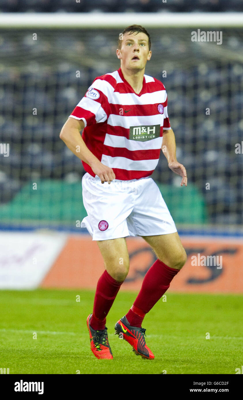 Hamilton academicals michael devlin during the scottish communities ...