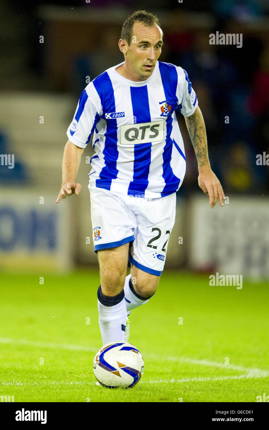 Kilmarnock's Mark Stewart during the Scottish Communities League Cup ...