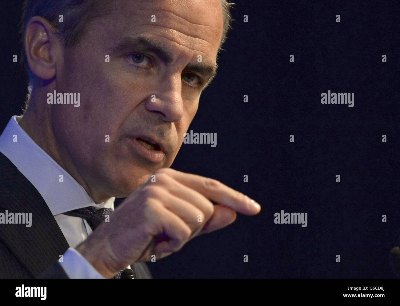 Mark Carney speech Stock Photo - Alamy