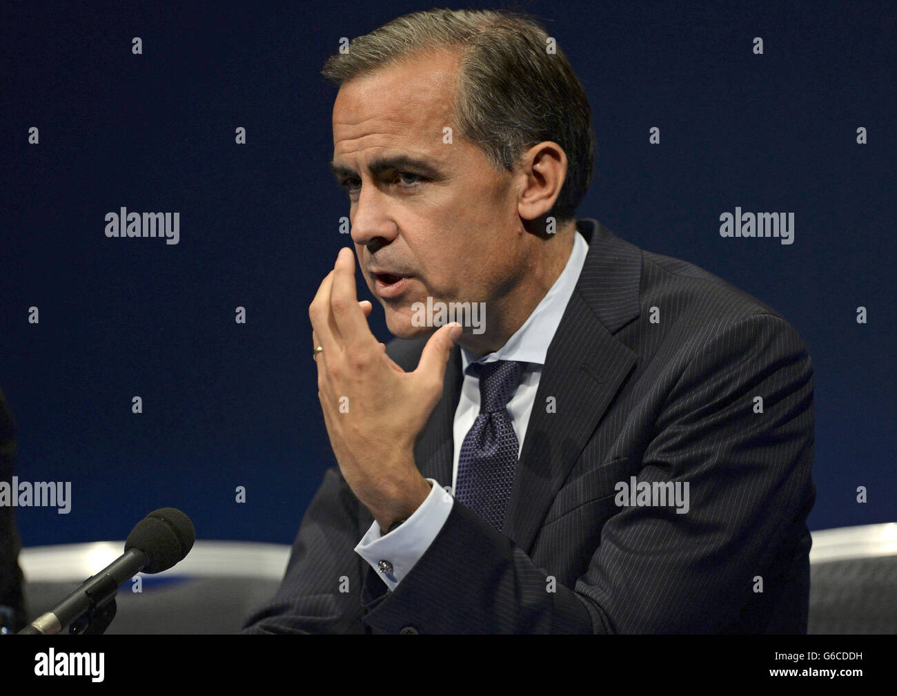 Mark Carney speech Stock Photo - Alamy
