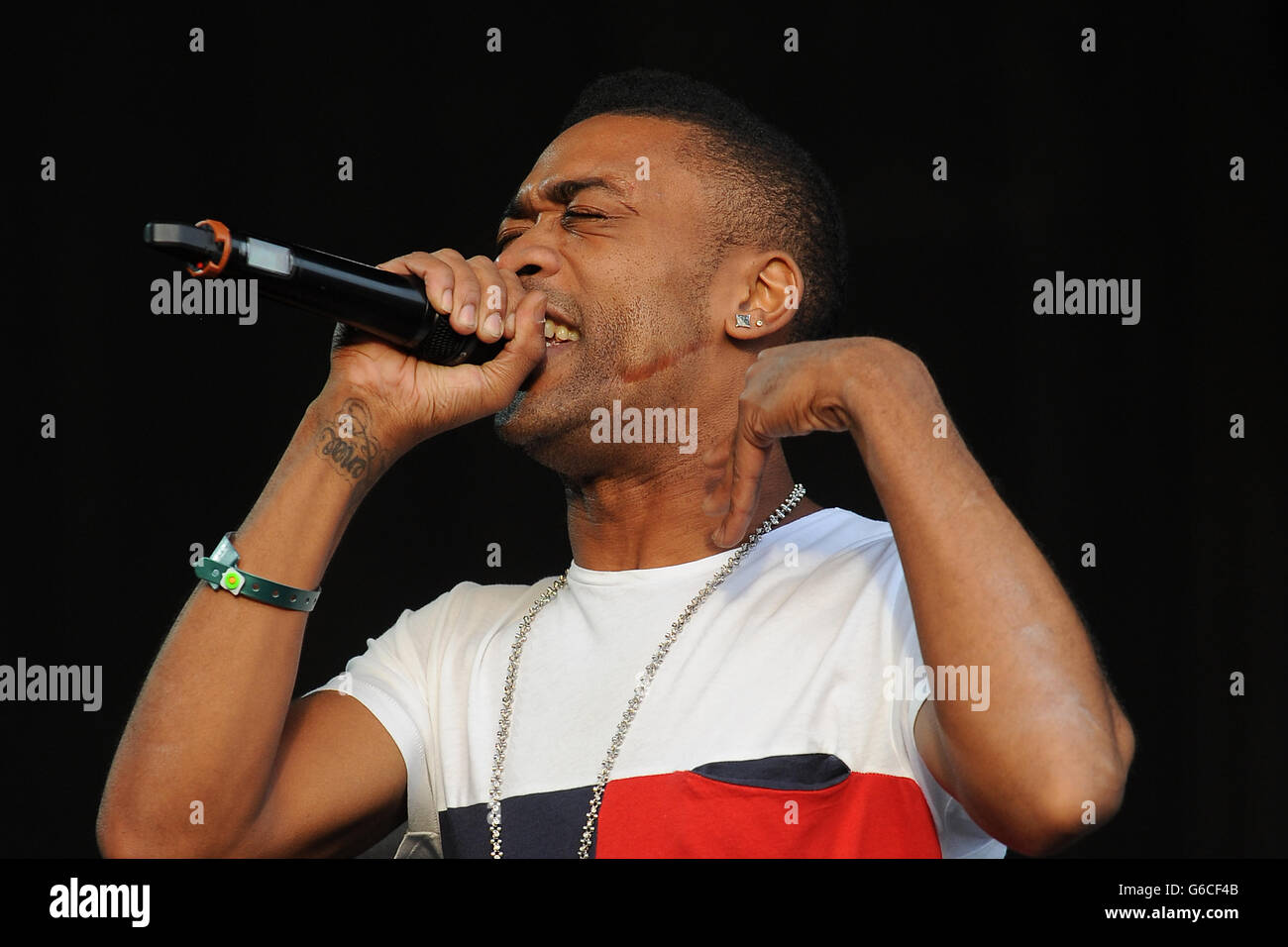 Wiley performing during day one of the Fusion Festival at Cofton Park ...