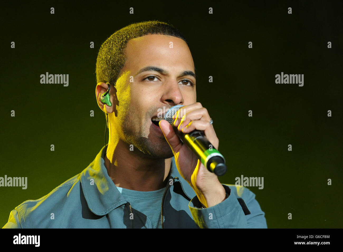 Marvin Humes of JLS performing during day one of the Fusion Festival at ...