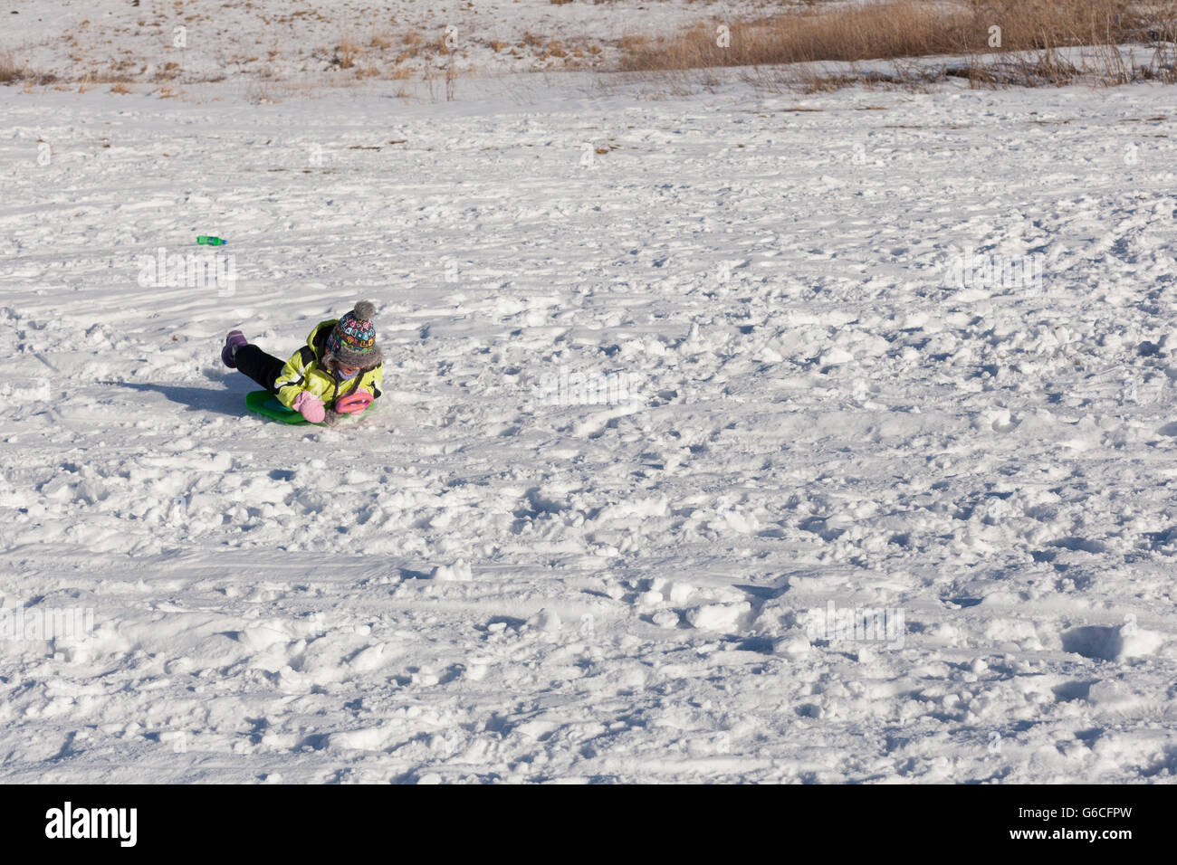 Skiing and sliding, winter time in Tatra Mountains Stock Photo - Alamy