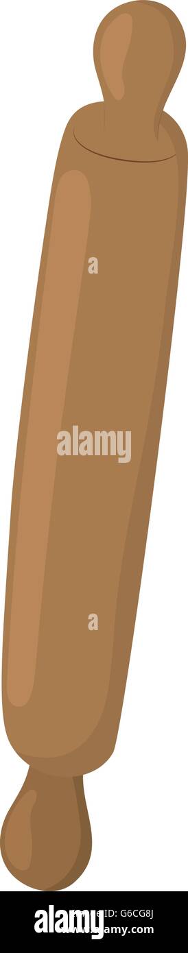 Rolling pin icon. Bakery design. Vector graphic Stock Vector Image ...