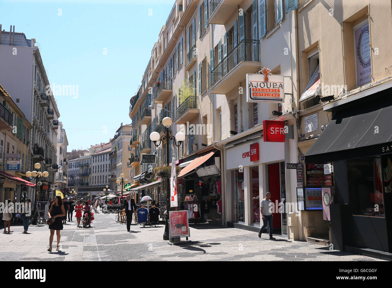 A view of Rue Massena, Nice, France Stock Photo - Alamy