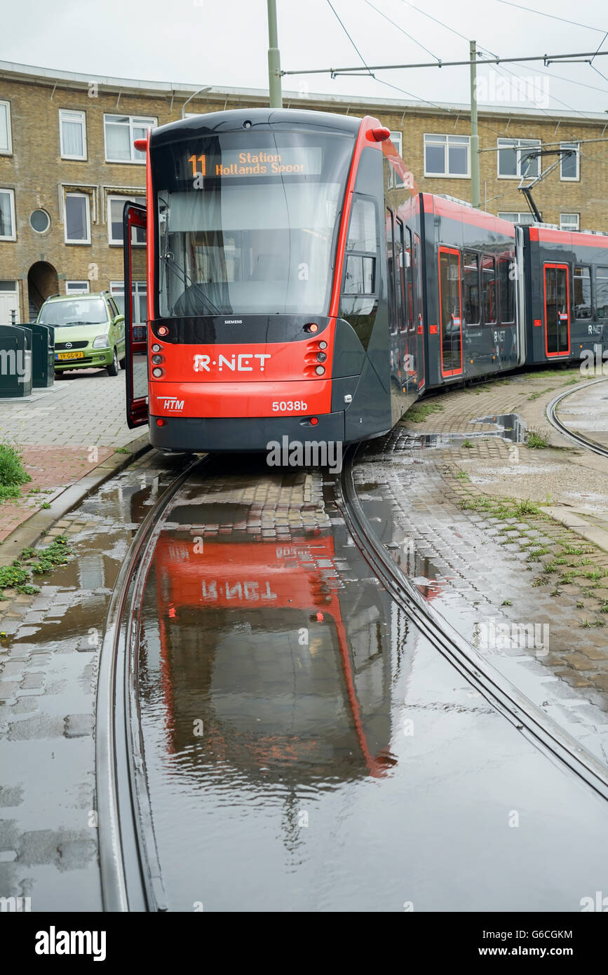 The Hague Siemens Avenio Articulated Tramcar at Scheveningen Terminus ...
