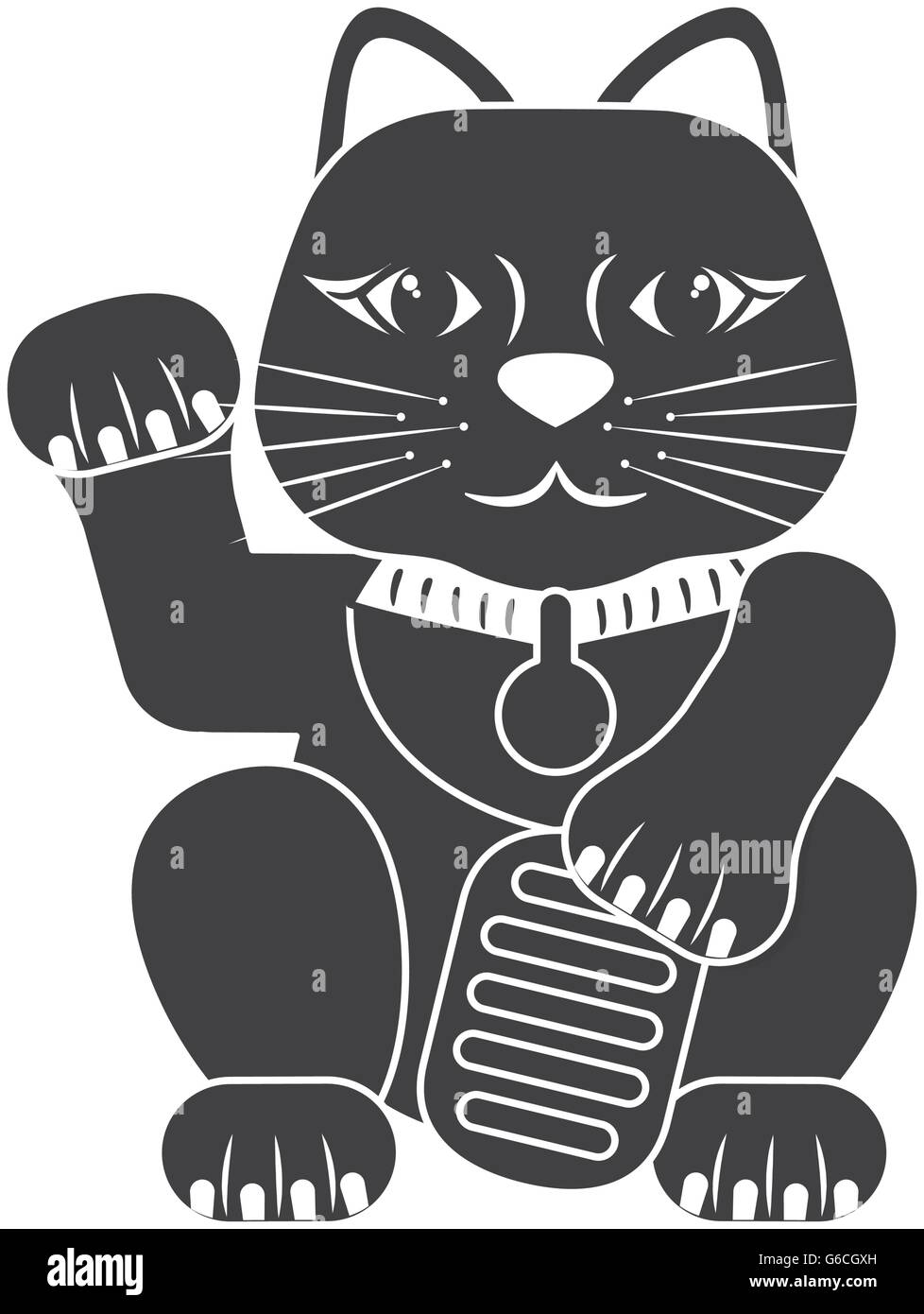 Cat icon. Japan culture. Vector graphic Stock Vector Image & Art - Alamy