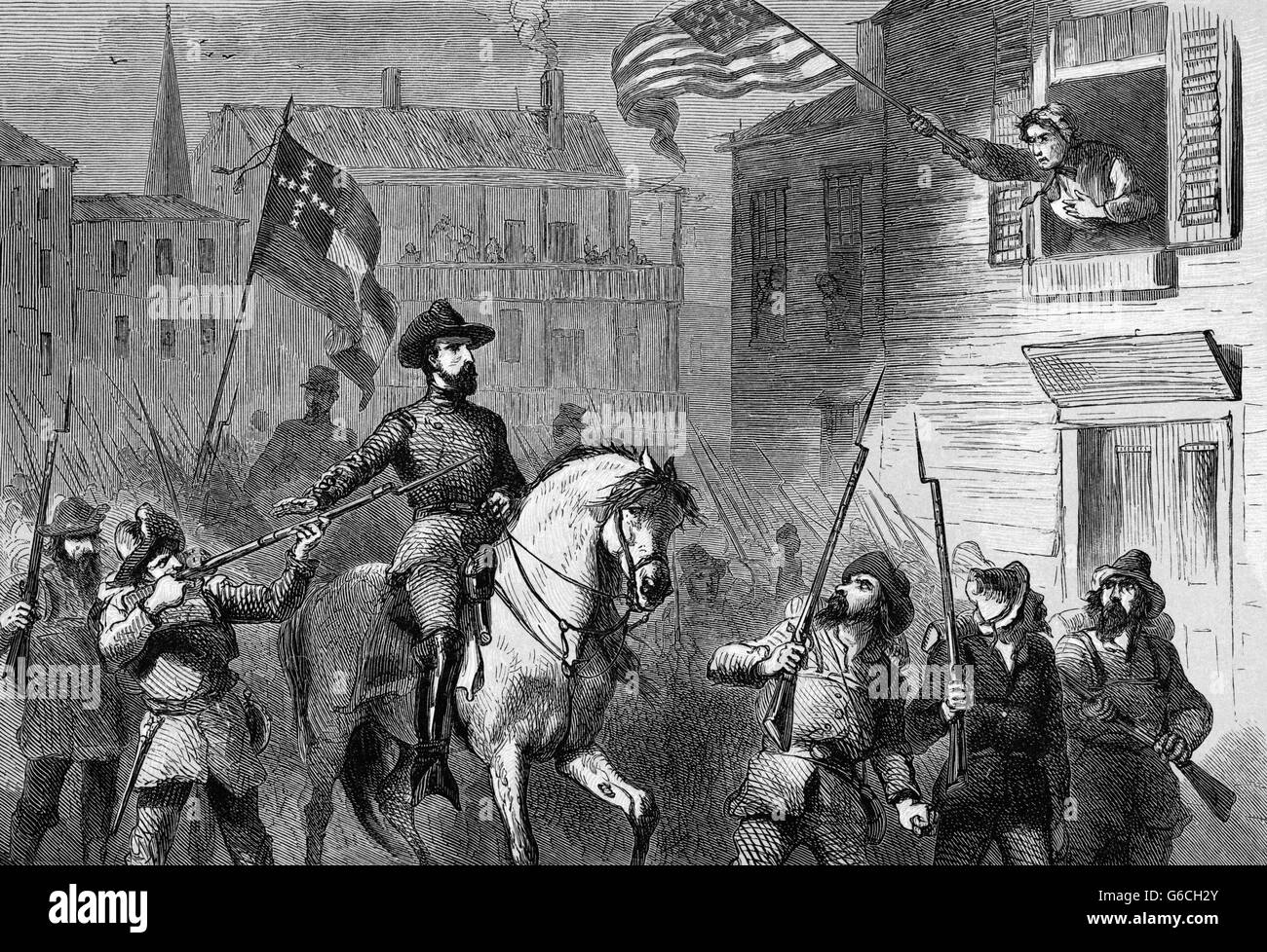 American civil war unionist flag hi-res stock photography and images ...