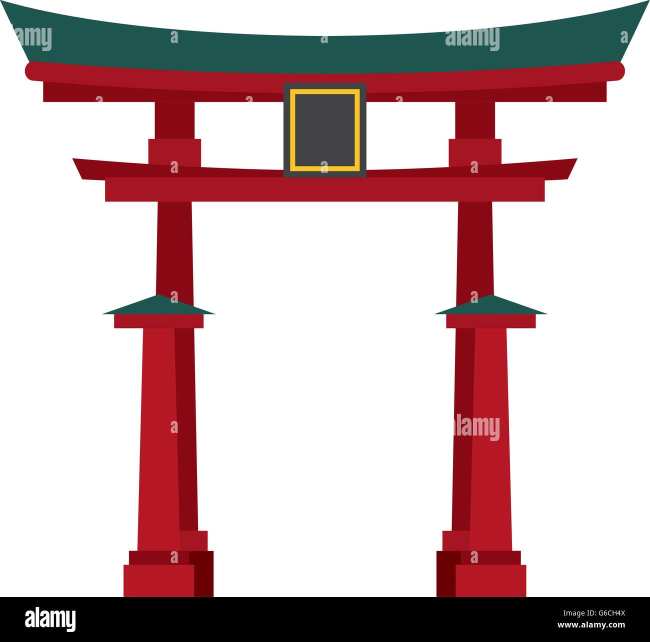 traditional architecture icon. Japan culture. Vector graphic Stock ...