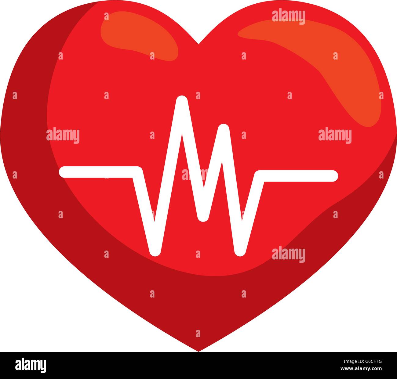 heart icon. cardiology design. Vector graphic Stock Vector Image & Art ...