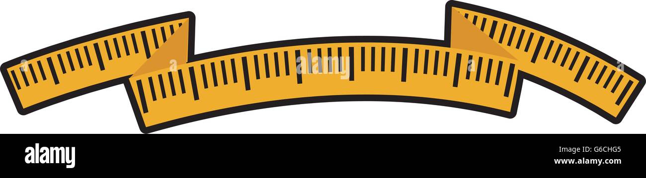 Tape measure icon. Meter design. Vector graphic Stock Vector Image ...