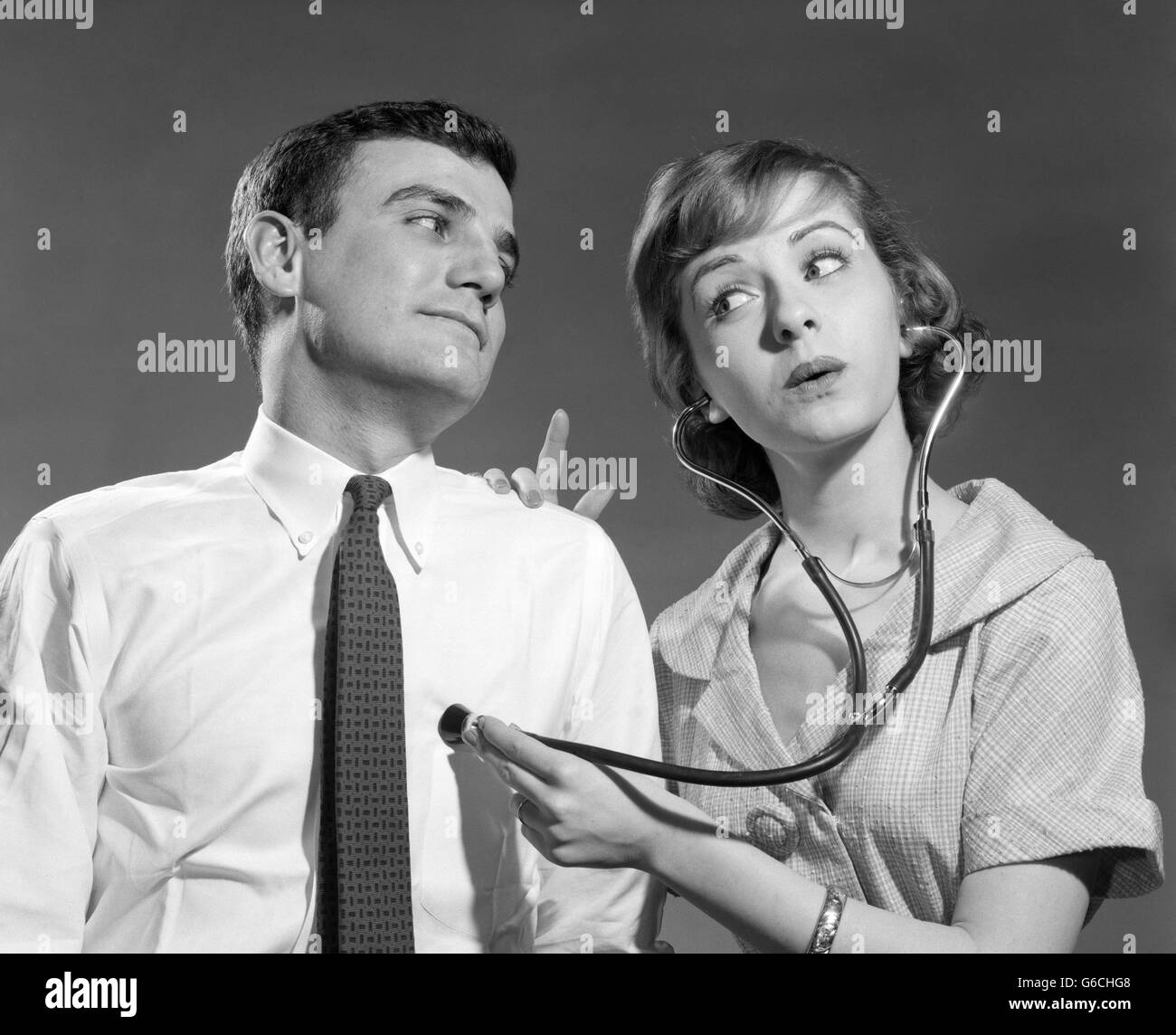 Medical examination 1960s hi-res stock photography and images - Alamy