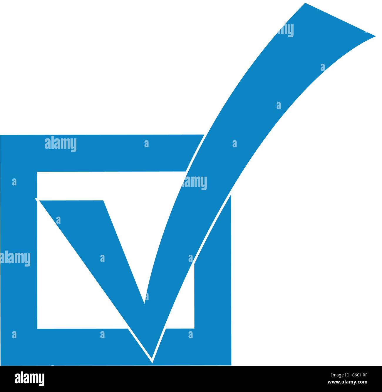 Frame icon. Check mark design. Vector graphic Stock Vector Image & Art ...