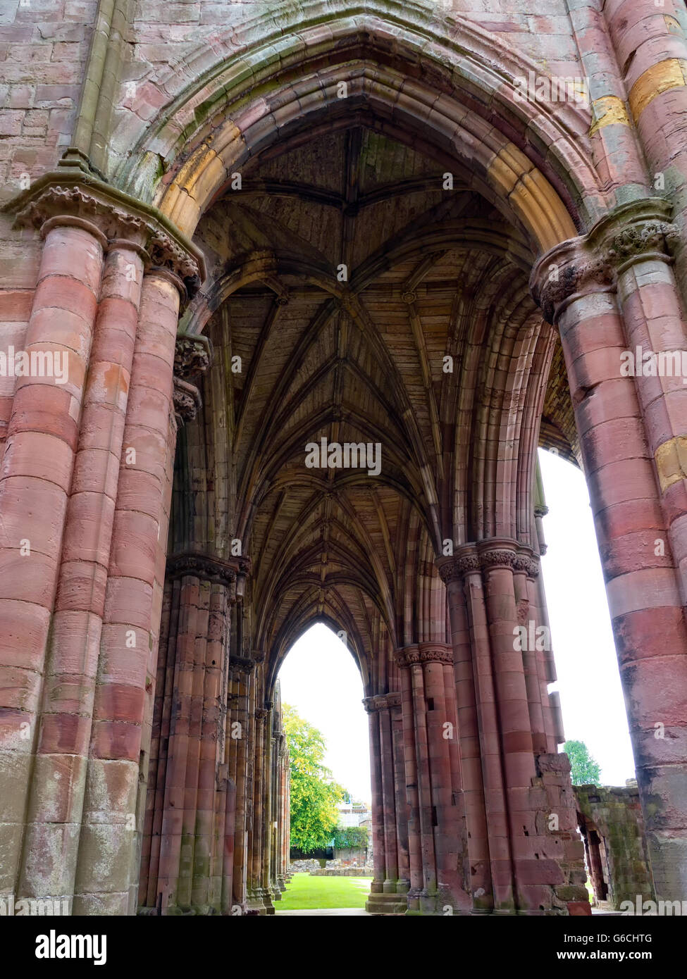 Melrose Abbey, Scotland Stock Photo - Alamy