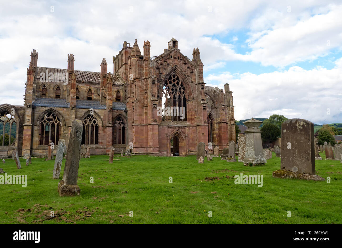 Melrose Abbey, Scotland Stock Photo - Alamy