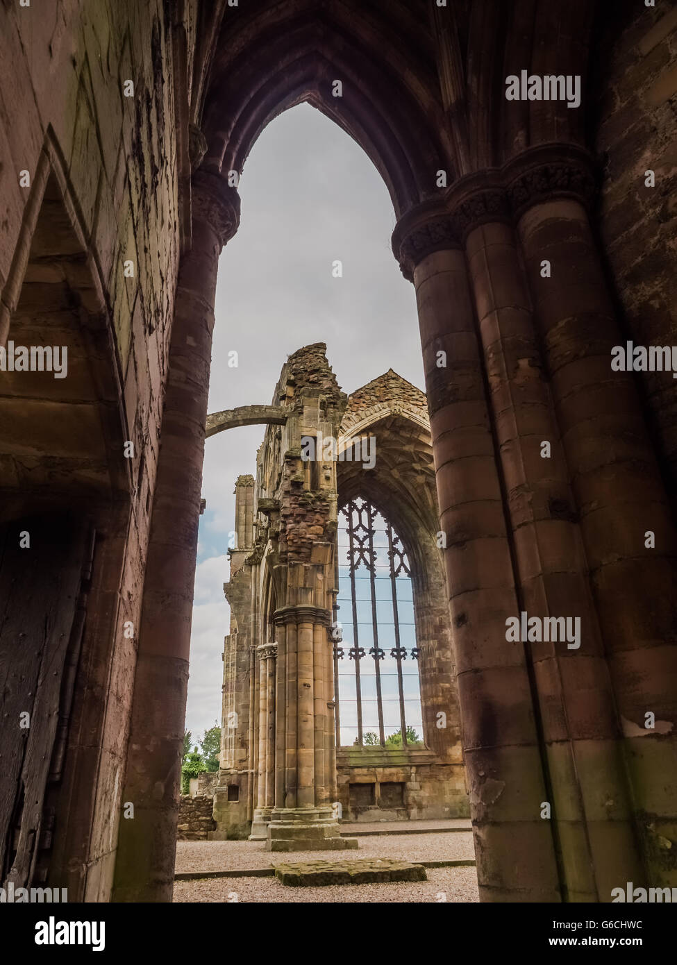 Melrose Abbey, Scotland Stock Photo - Alamy