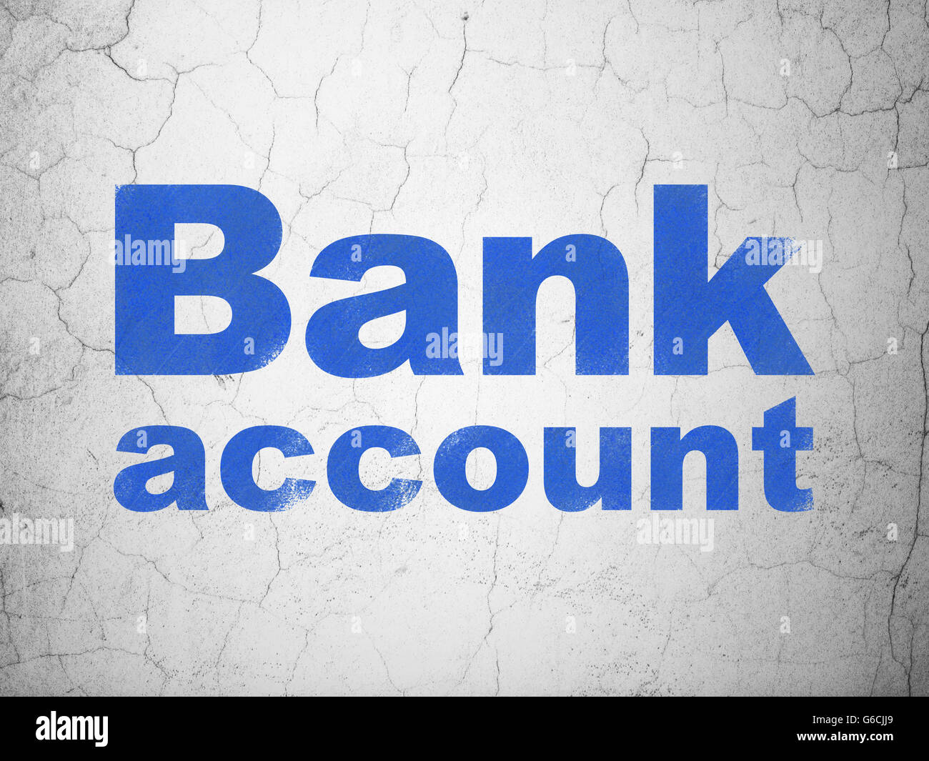 Banking concept: Bank Account on wall background Stock Photo - Alamy